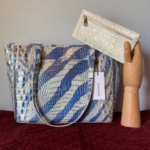Brahmin | Bags | New Brahmin Medium Asher Dazzle Zebra Tote | Poshmark